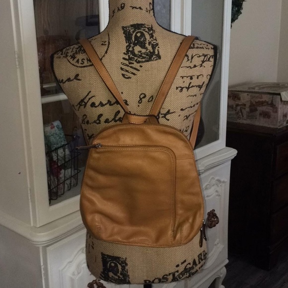 Bags | Genuine Leather Mini Backpack | Poshmark